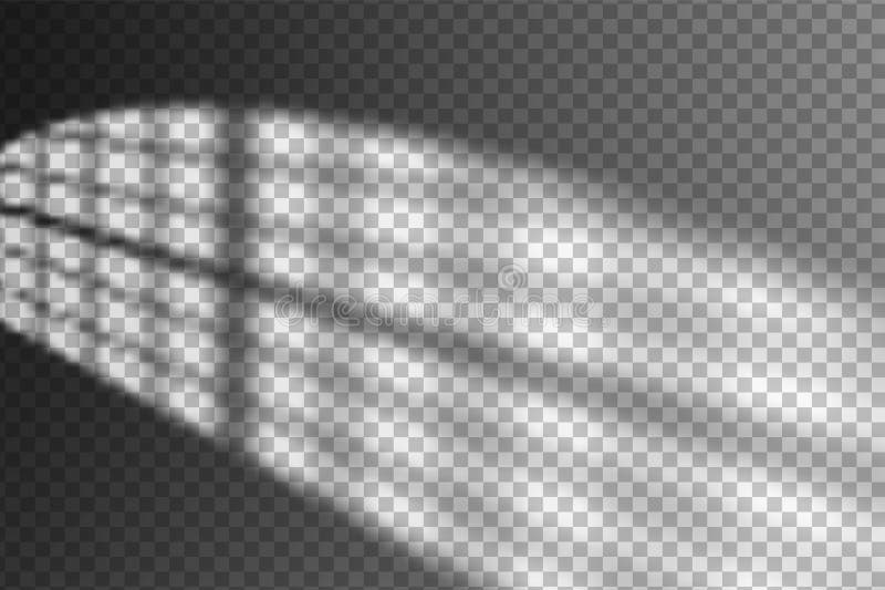 Light Effect Shadow Overlay from Arched Industrial Window Isolated ...