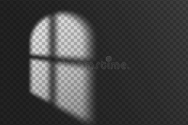 Light Effect Shadow Overlay from Arched Window Isolated Transparent ...