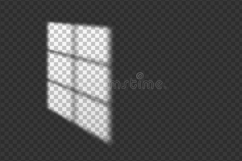 Light Effect Shadow Overlay from Rectangular Window Isolated ...