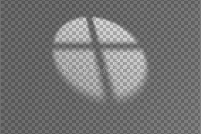 Light Effect Shadow Overlay from Stained Glass Window Isolated ...