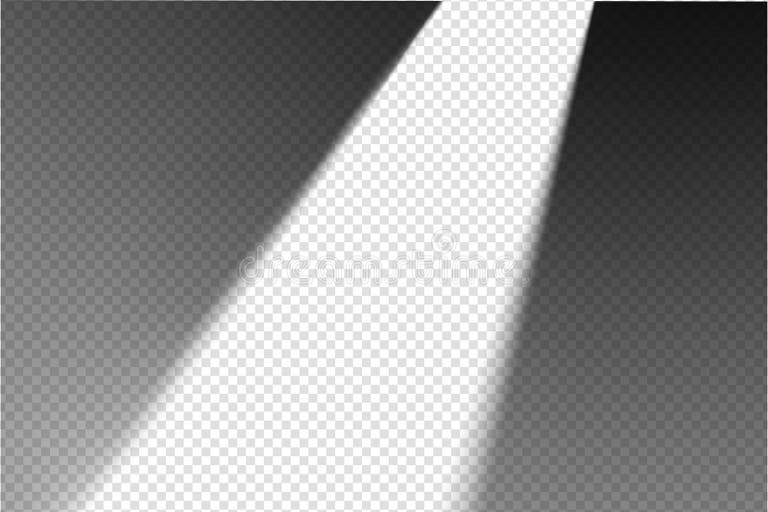 Light Effect Shadow Overlay Spotlight Beam of the Lantern Lamp Isolated ...