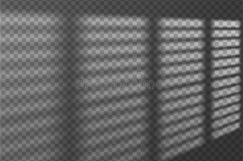 Light Effect Shadow Overlay from Window Shutter Isolated Transparent ...