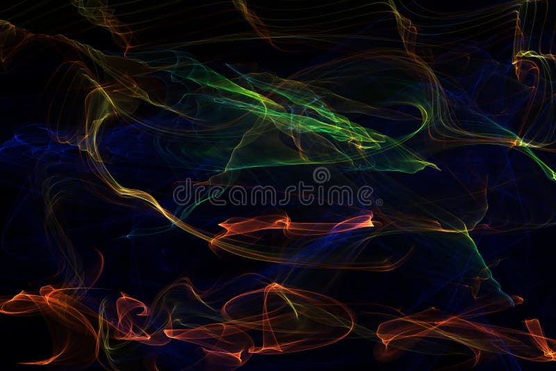 Light Effects with Fire Multicolor Stock Illustration - Illustration of ...