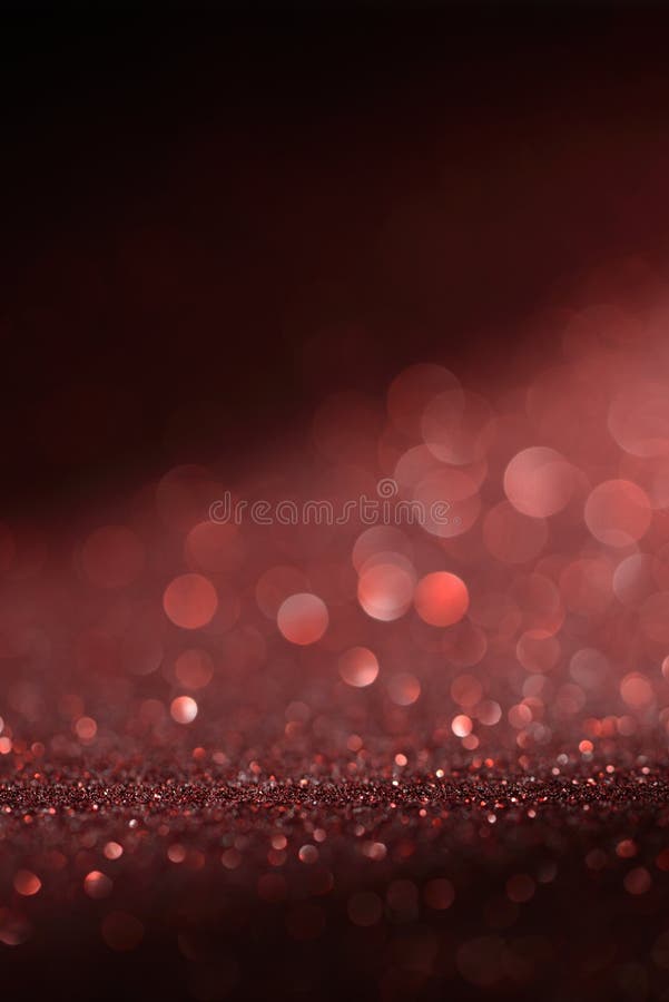 Light Effects on Red Glitter Background Stock Image - Image of black ...