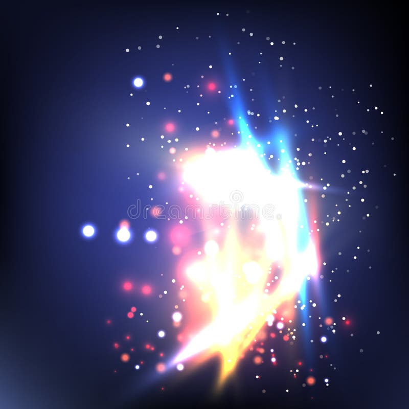 Light Effects. Vector Illustration for Your Artwork, Party Flyers ...