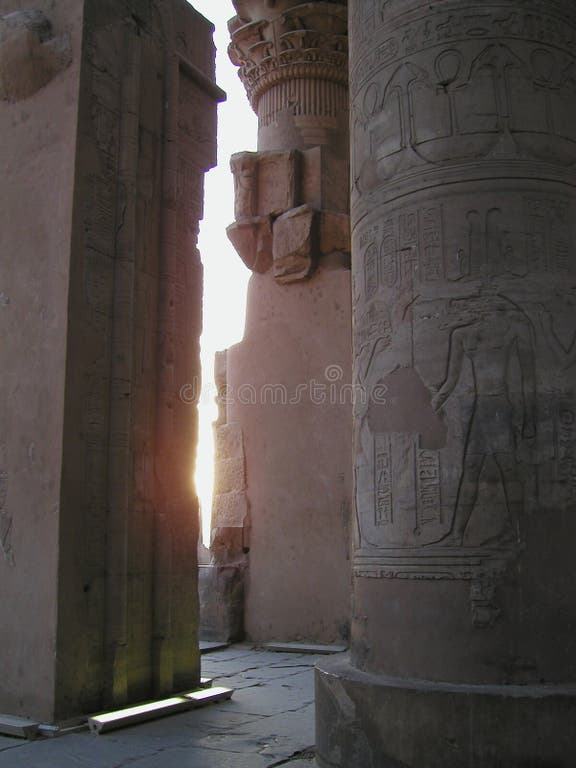 Light and egyptian temple stock photo. Image of ruin, history - 2635596
