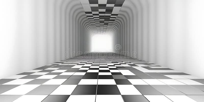 Light Emerging from a Checkered Tunnel with a Smooth Surface and ...