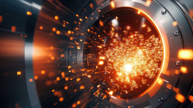 Light Emission Accelerates through a Circular Portal Creating Dynamic ...