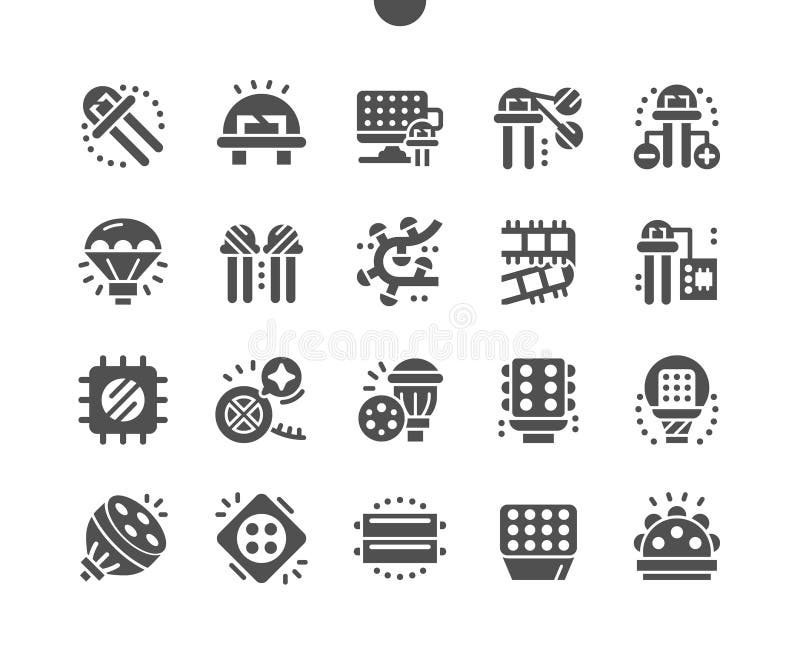 Light-emitting Diode. Led Light. Illuminations. Stock Vector ...