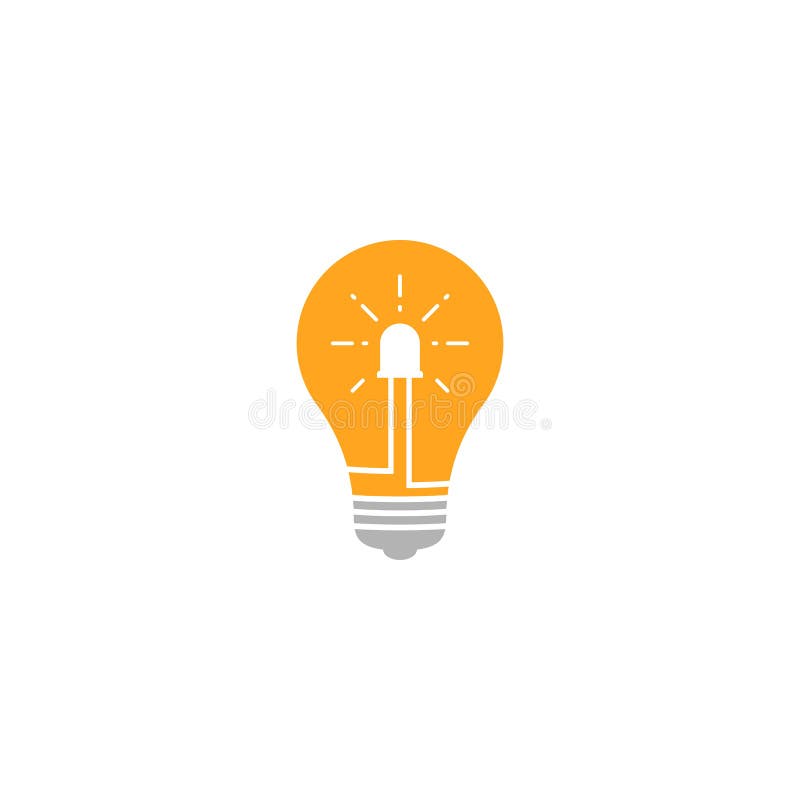 Light Emitting Diode LED Logo, Led As a Replacement for Light Bulbs ...