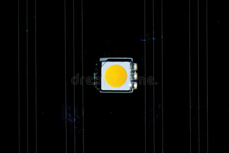 Light-emitting Diode and Solar Cell Stock Image - Image of light ...