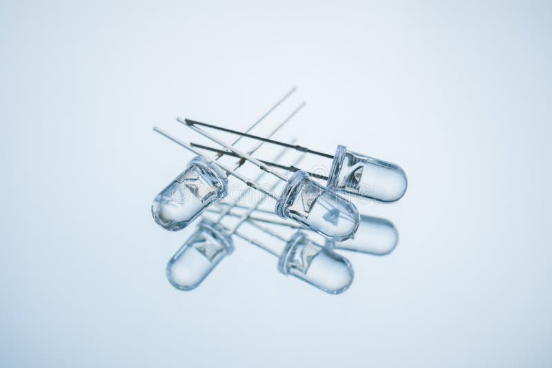 Light Emitting Diode Electronic Component Stock Image - Image of detail ...