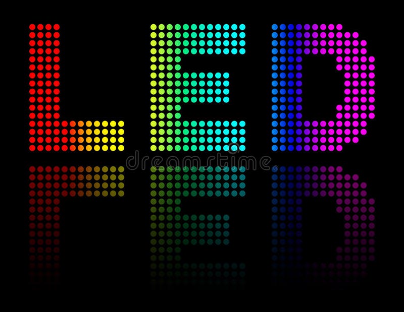 Light emitting diodes stock illustration. Illustration of emitting ...