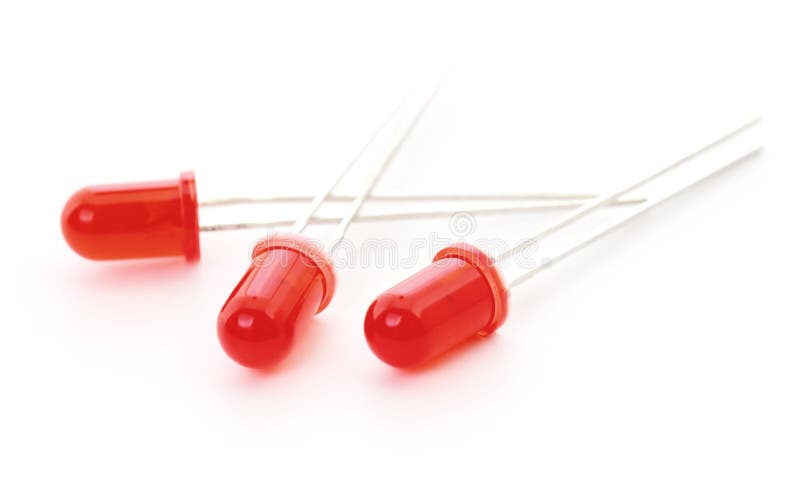 Light emitting diodes stock image. Image of electronic - 66619475