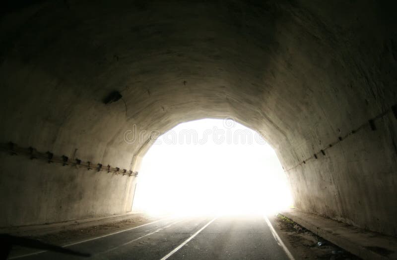 Light at the End of the Tunnel Stock Image - Image of expectations ...