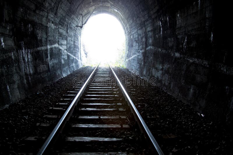 Light at the end of tunnel stock image. Image of traveling - 11685295