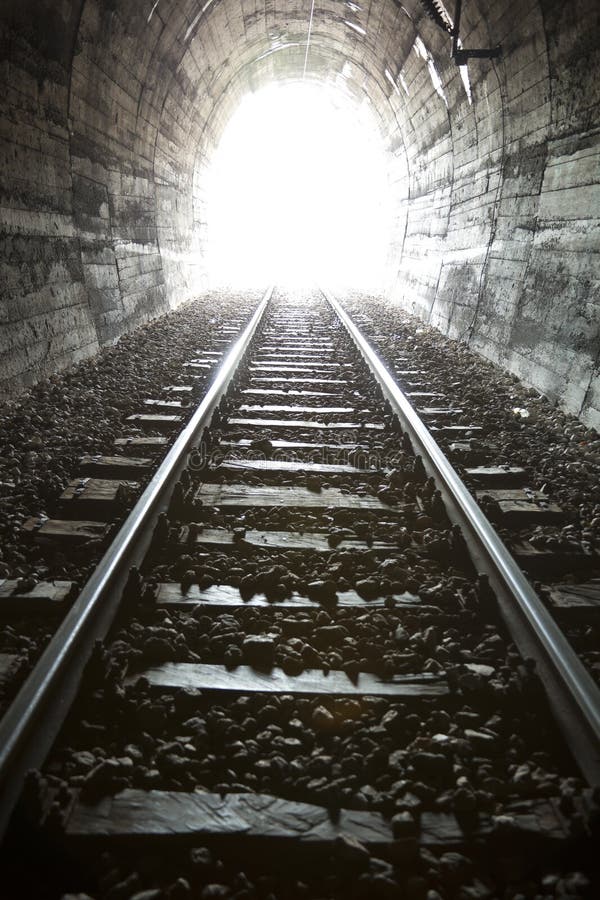 Light at end of Tunnel stock image. Image of abstract - 18110187