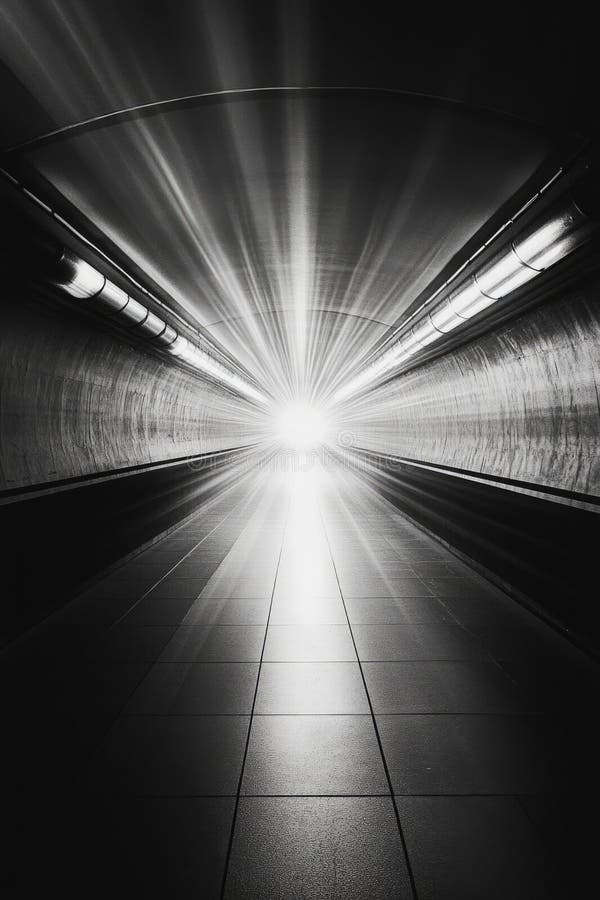 Light at End of Tunnel stock image. Image of tunnel - 375299391