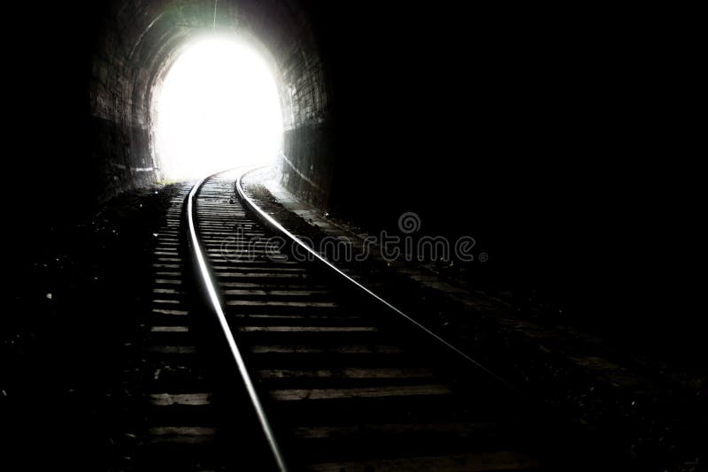 End of the tunnel stock photo. Image of train, light, travel - 719232