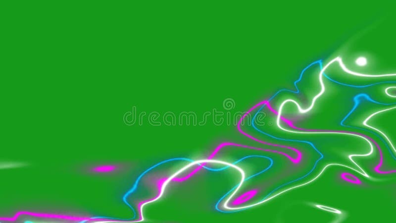 Glowing Light Beams Green Screen Motion Graphics Stock Video - Video of ...