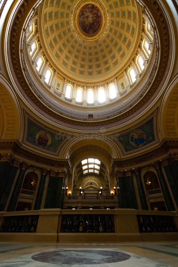 Light entering the rotunda stock photo. Image of madison - 141048020