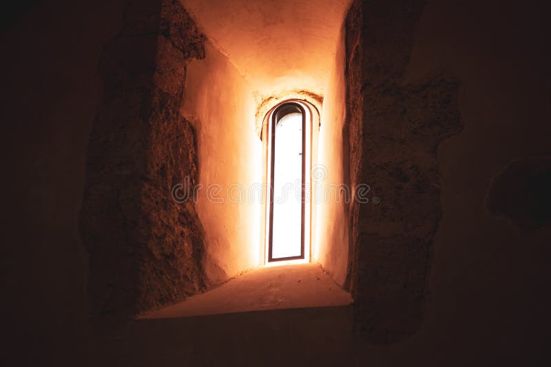Light Entering through Window in Church. Stock Photo - Image of stone ...