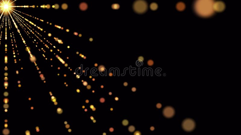 Light Explosion Star with Glowing Particles and Lines. Beautiful ...