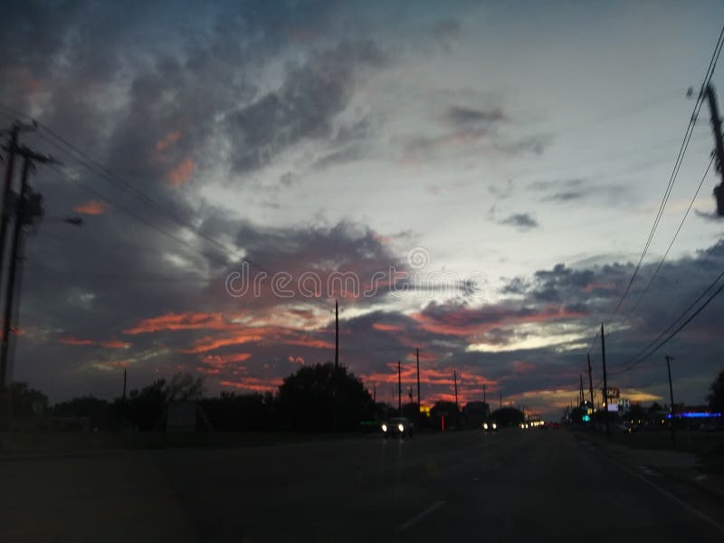 Light Fades the Sky at Dusk Stock Photo - Image of dusk, fades: 161412742