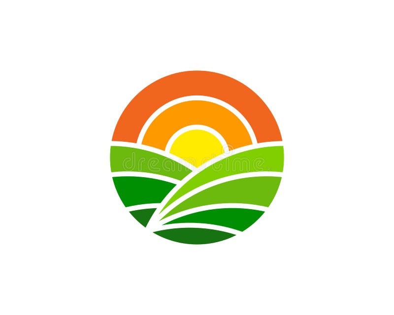 Light Farm Logo Icon Design Stock Vector - Illustration of bright ...