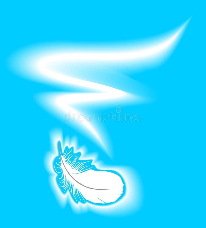 Light feather vector stock vector. Illustration of wings - 10689372