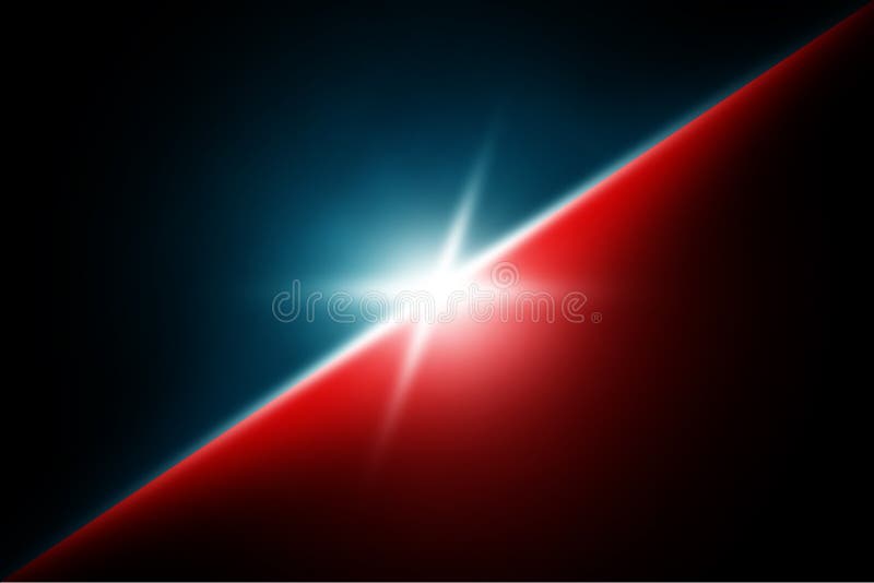 Light Fight and Match Red and Blue. Stock Illustration - Illustration ...