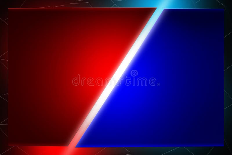 Light Fight and Match Red and Blue Entertainment Background Stock ...