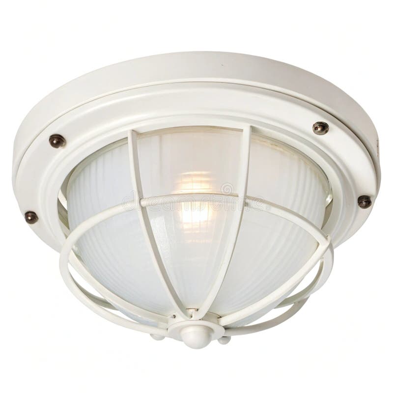 Light Fixture Isolated on White Background Stock Illustration ...