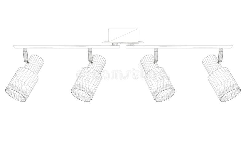 Ceiling Light Fixture Stock Illustrations – 1,801 Ceiling Light Fixture ...