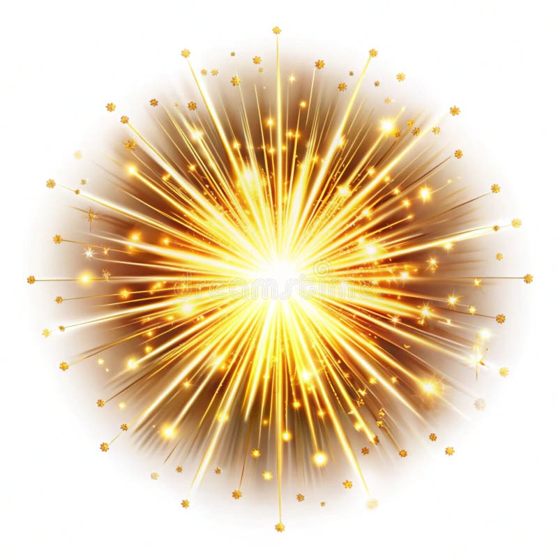 Light Flare Fireworks Effect Isolated on White Background Stock Photo ...