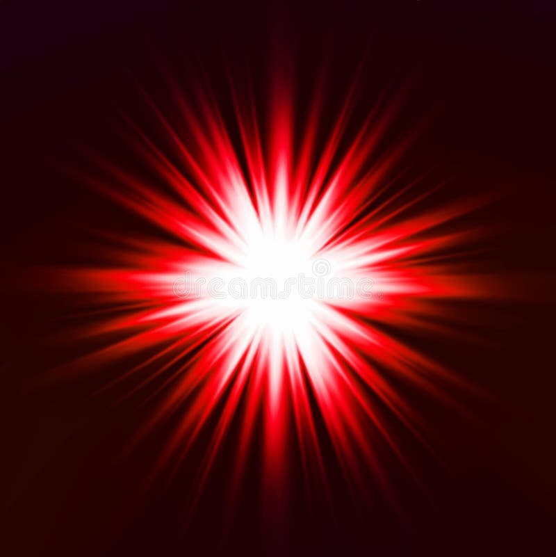 Light Flare Red Effect. Vector Stock Vector - Illustration of border ...