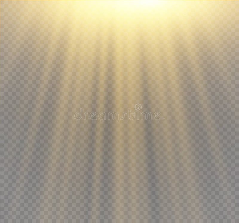 Light Flare Special Effect with Rays of Light and Magic Sparkles Stock ...