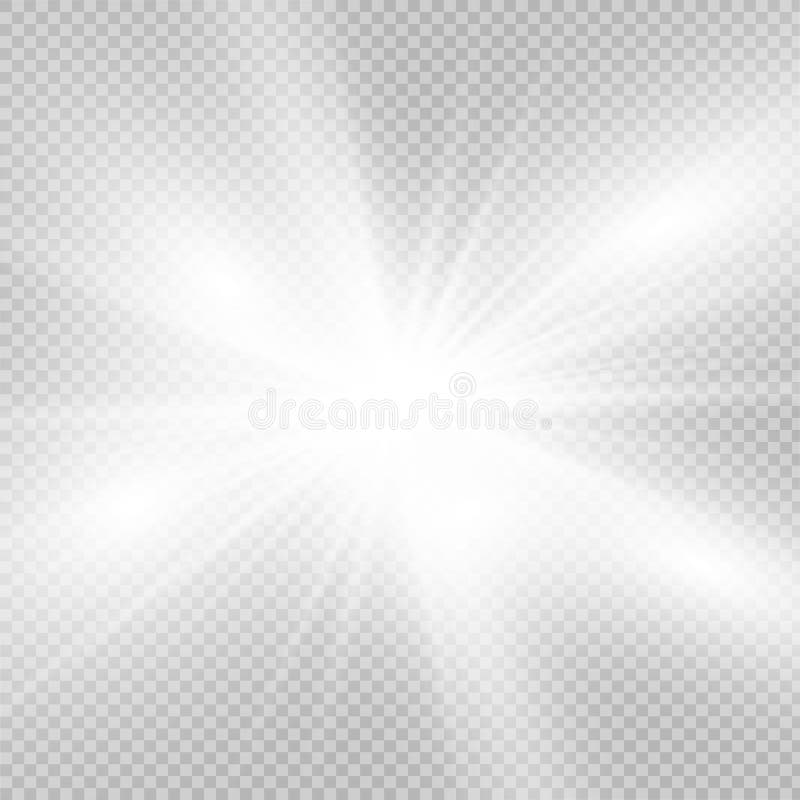 Light Flare Special Effect. Illustration. Vector Sparkles on ...