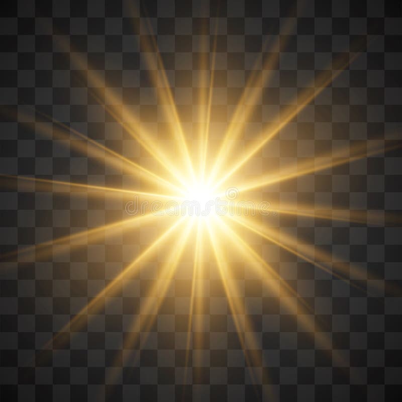 Light Flare Special Effect. Illustration. Vector Sparkles on ...