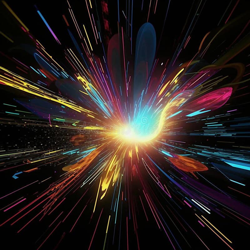 Light Flash. Spatial Portal. Stock Illustration - Illustration of particle, abyss: 361571646