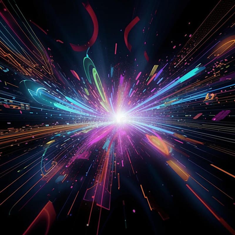 Light Flash. Spatial Portal. Stock Illustration - Illustration of gloss, light: 361571647