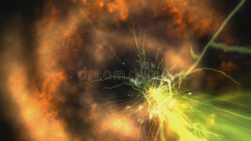 Energetic Flashes of Light Pulse Across a Smooth Verdant Backdrop ...