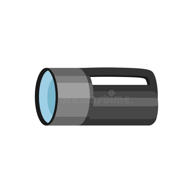 Light Flashlight Cartoon Vector Illustration Stock Vector ...