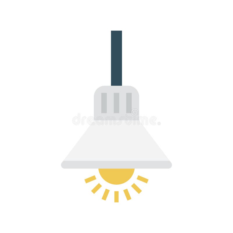 Light flat vector icon stock illustration. Illustration of bright ...