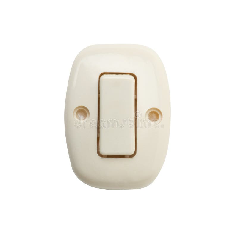 Light Flip Switch Power Control Concept Item Single One Isolated Stock ...