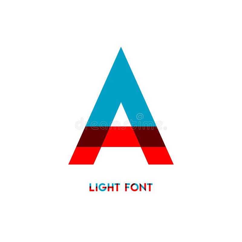 A Light Font Vector Template Design Illustration Stock Vector ...