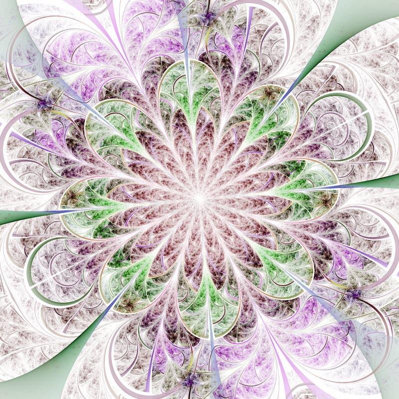 Light fractal flower stock illustration. Illustration of energy - 82132510