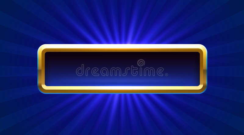 Light Frame Label, Event Bar Casino, Show Signboard. Vector ...