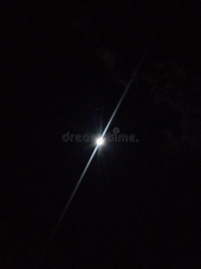 The Light of Full Moon in the Sky Stock Photo - Image of shot, lighting ...