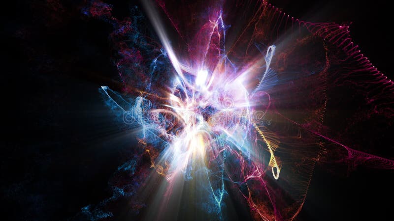 Atomic Particles Spin and Shine Stock Footage - Video of nuclear ...